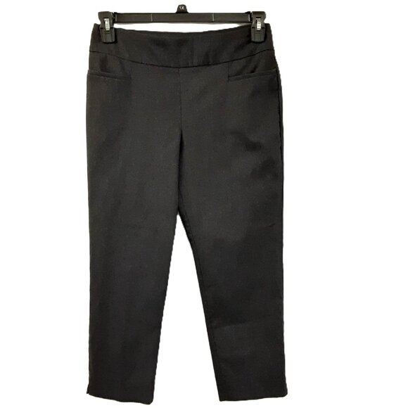 Cato | Pants & Jumpsuits | Cato Size 8 Mid Rise Capri Gray Stretch ...